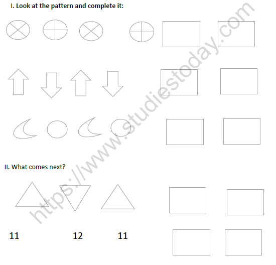 class-1-mathematics-chapter-worksheets